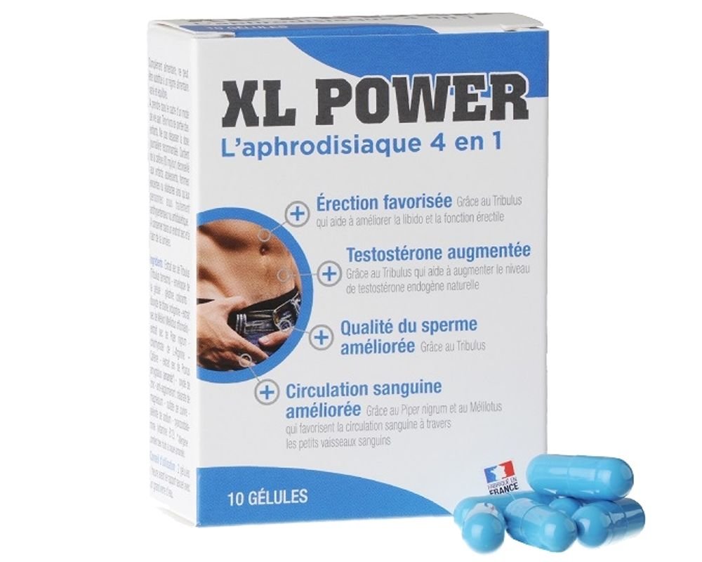 XL Power - Aphrodisiac 4 in 1 - Labophyto - 10 capsules