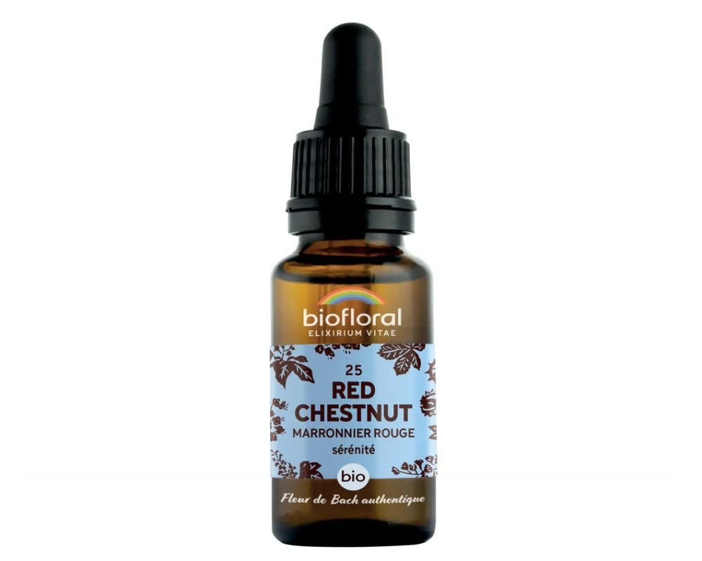 Marronnier rouge (Red Chestnut): fleurs de Bach bio - n°25 (Biofloral)