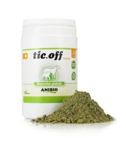Tic-off - Complément alimentaire anti tiques et puces - Anibio - 140 g