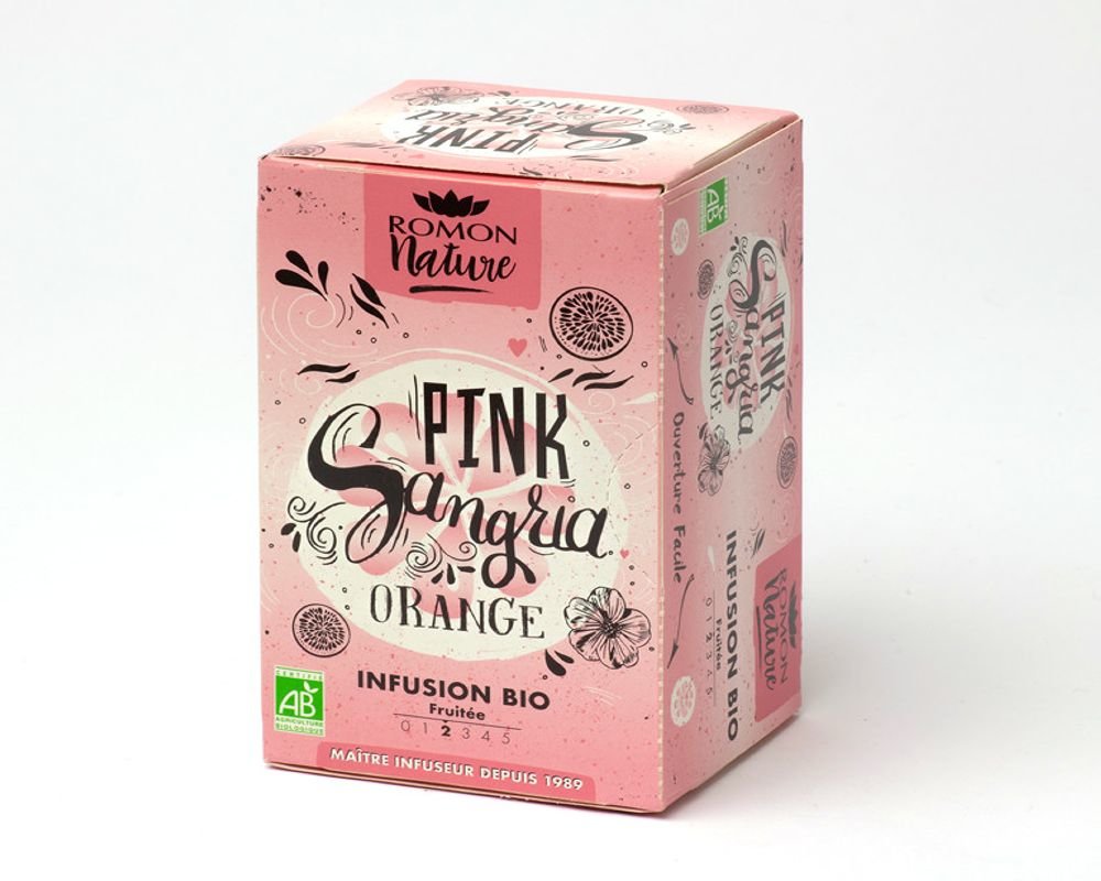 Infusion Pink Sangria - Bio - 16 sachets