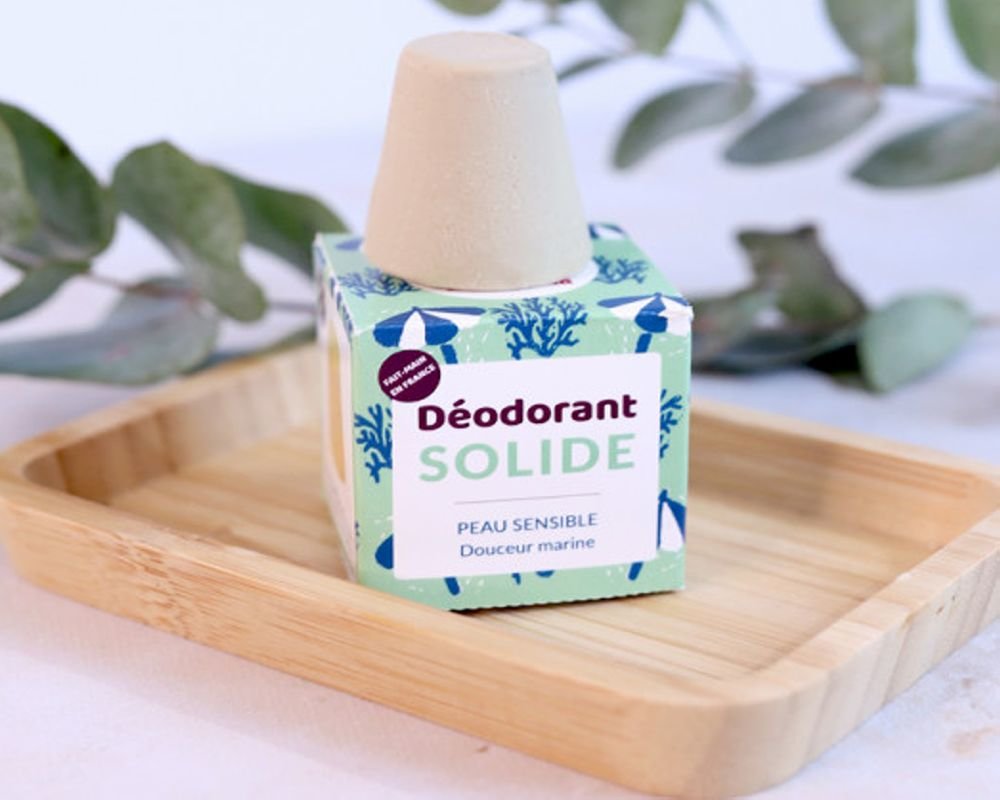 Déodorant solide Bio - Peau sensible - Douceur Marine - Lamazuna