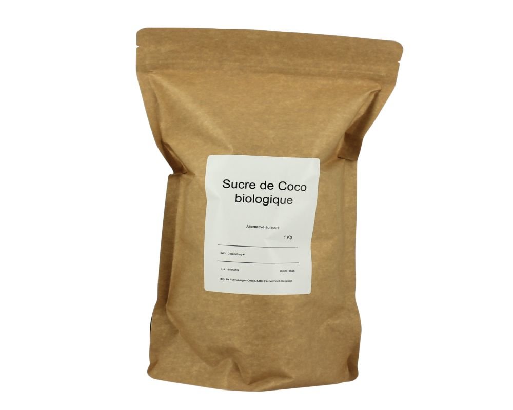 Sucre de coco biologique 1 kg – Alternative naturelle au sucre raffiné