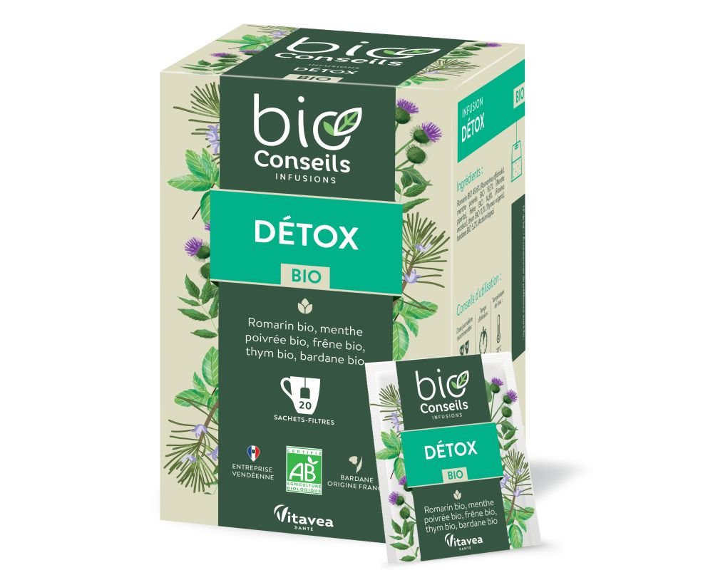 Infusion Détox - bio Conseils - 20 sachets