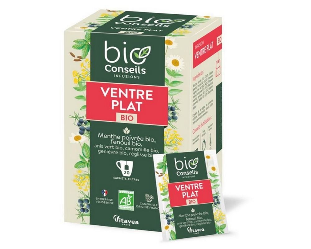 Infusion Ventre plat - bio Conseils - 20 sachets