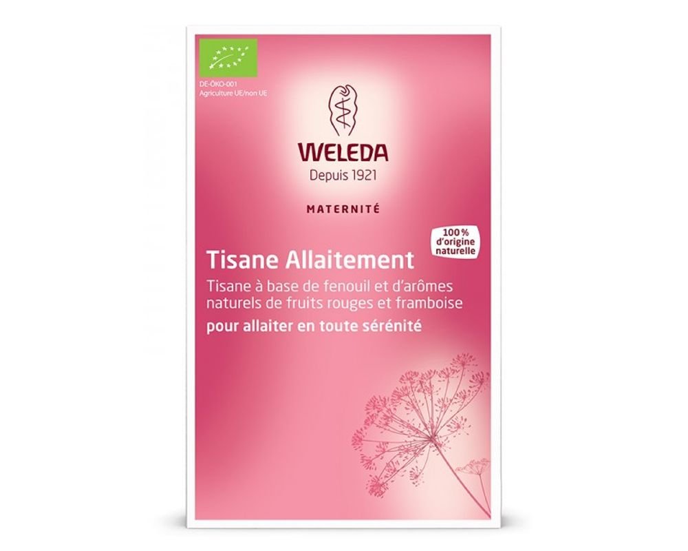 Tisane allaitement Fruits rouges - Bio - Weleda - 20 sachets
