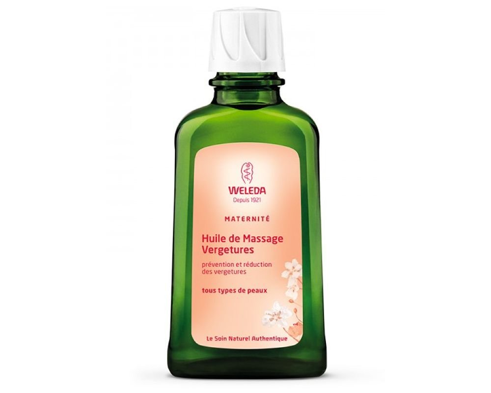 Huile de massage vergetures - Weleda - 100 ml