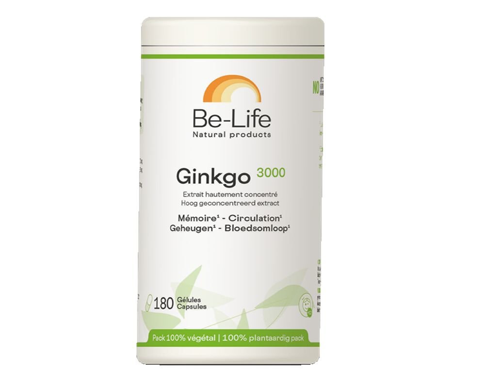 Gink-go 3000 - Mémoire - Circulation - be-life - 180 gélules