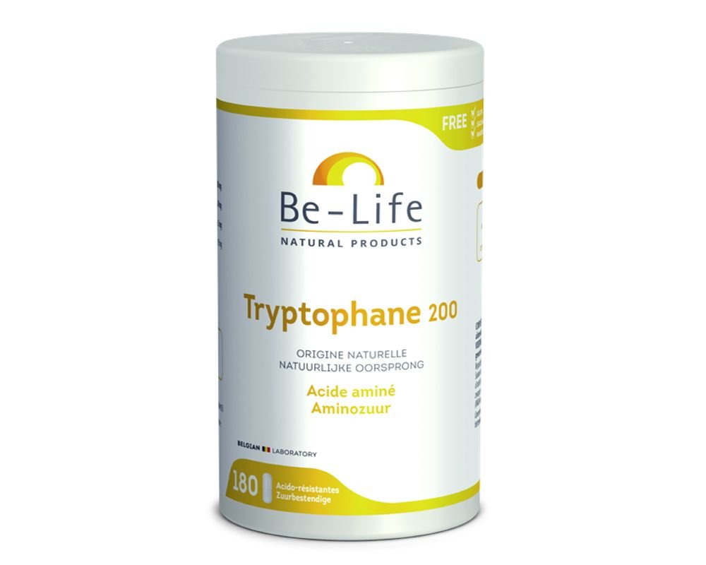 Tryptophane 200 - Complément alimentaire - be-Life - 180 gélules