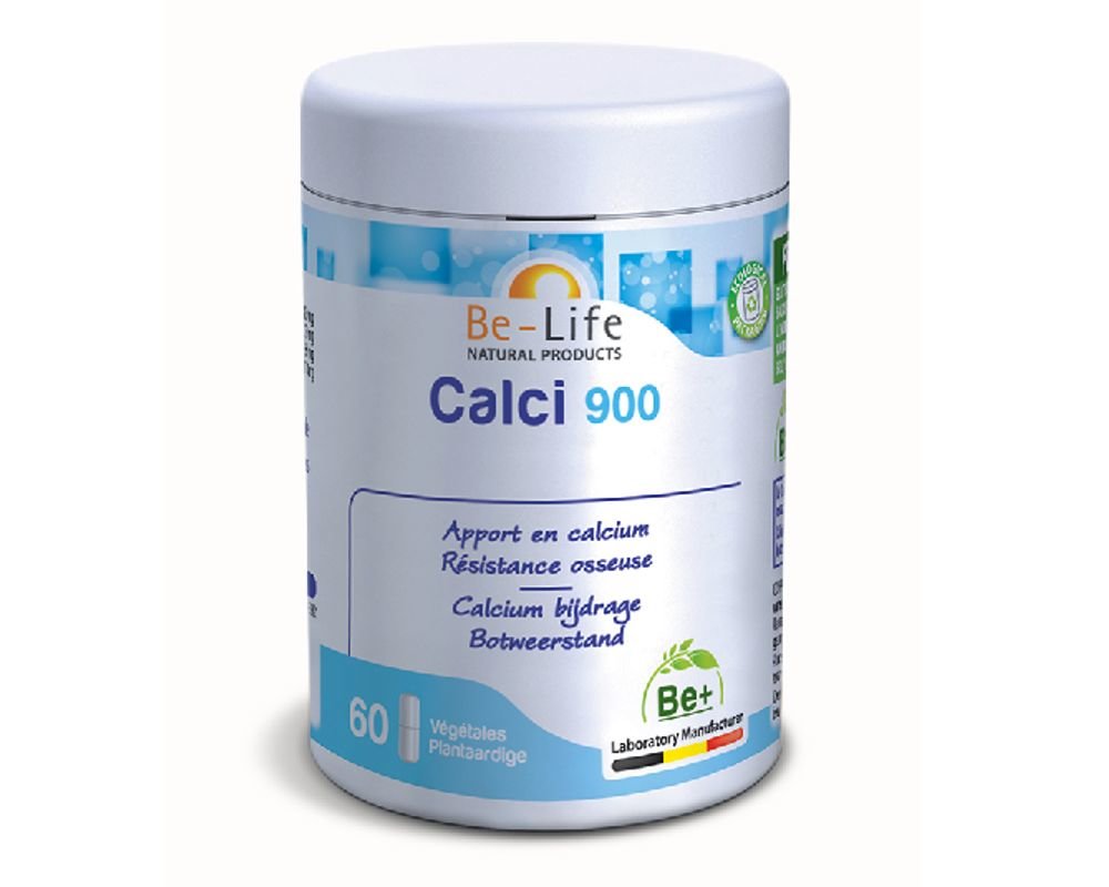 Calci 900 (calcium-magnésium) - 60 gélules - Be-Life