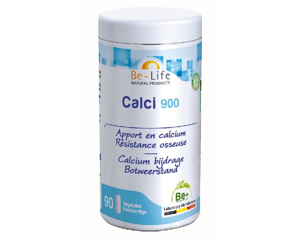 Calci 900 (calcium-magnésium) - 90 gélules - Be-Life