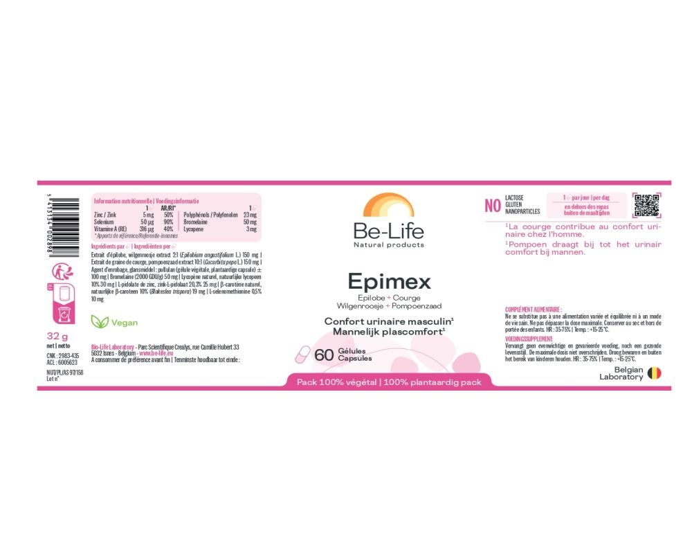 Epimex -60 capsules - be-life