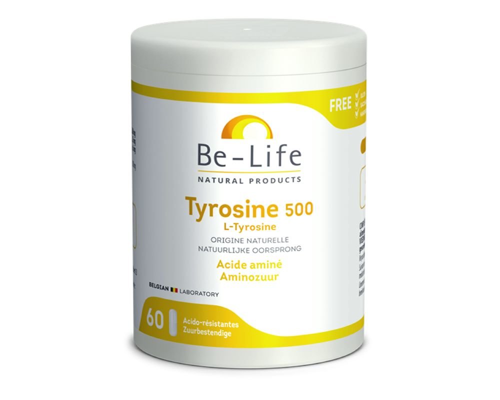 Compl Alimentaire Acide Aminé Tyrosine 500 60 Gélules Be Life
