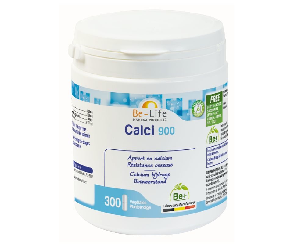 Calci 900 (calcium-magnésium) 300 gélules - Be-Life