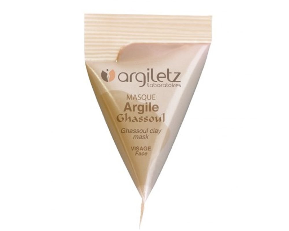 Masque argile ghassoul: purifiant (monodose 15ml) Argiletz