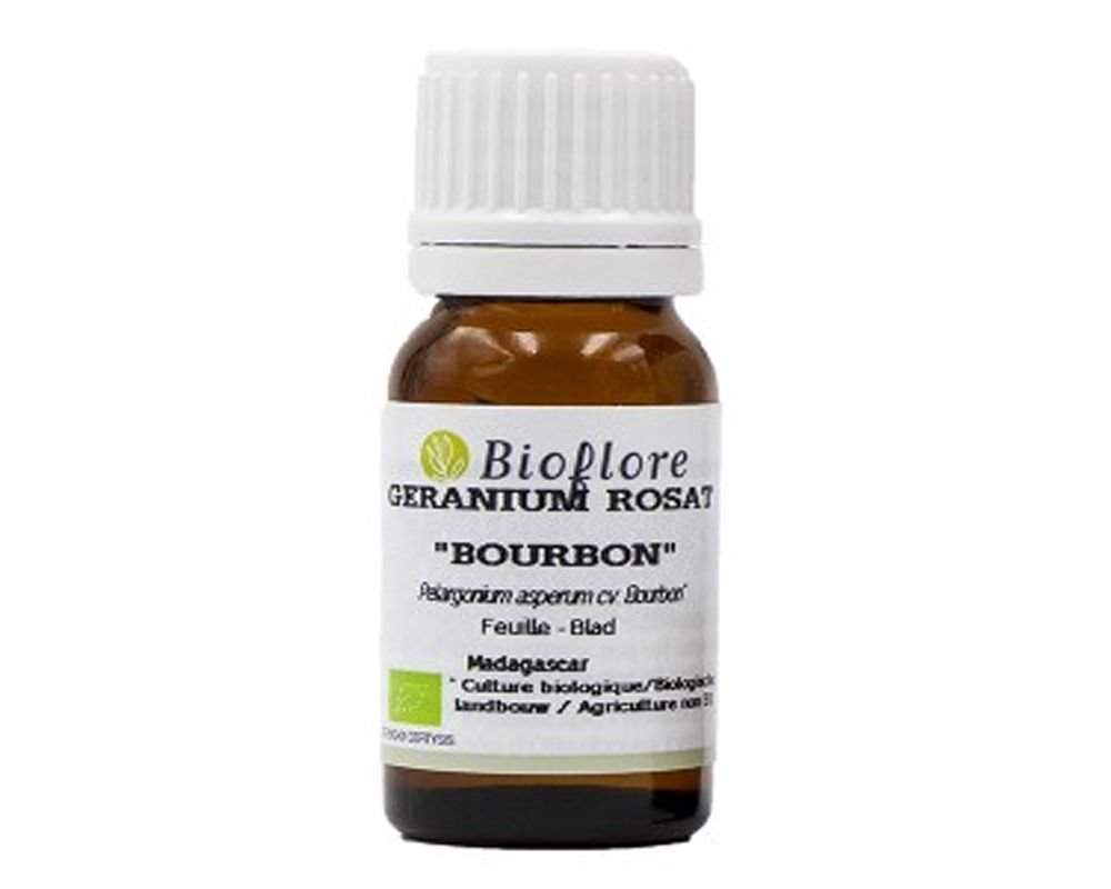 Geranium Rosat bourbon (Pelargonium graveolens) BIO - Bioflore -50 ml.