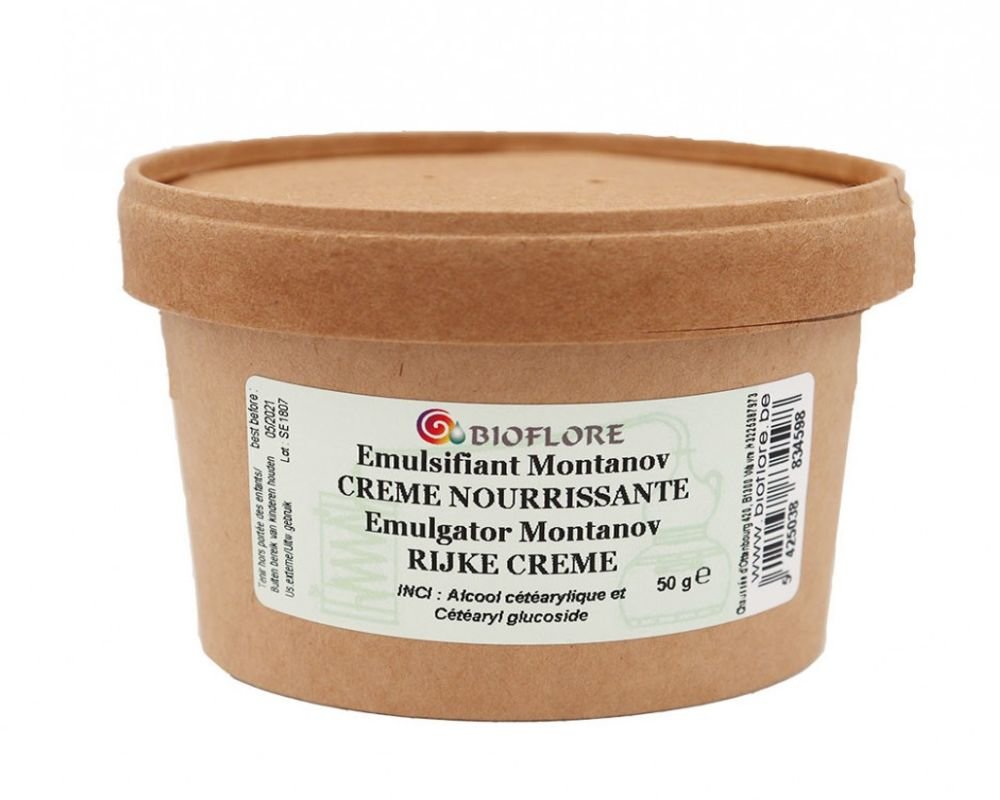 Cosmétiques: Emulsifiant pour crème nourrissante (50g) - Bioflore