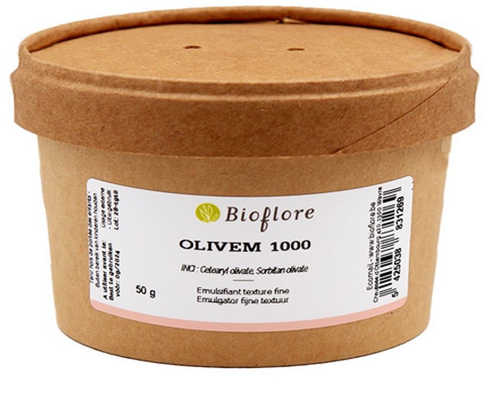 Emulsifiant Olivem 1000 - Bioflore - 50 g - Cosmétique maison