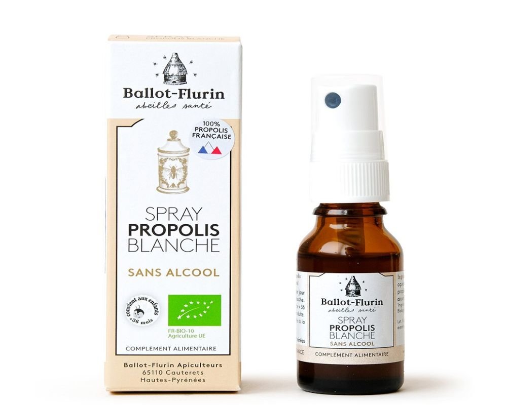 Spray à la propolis sans alcool - Ballot-flurin