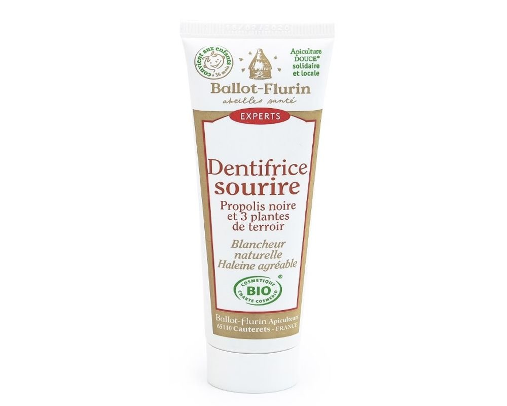 Dentifrice sourire - Bio - 50ml - Ballot-Flurin.