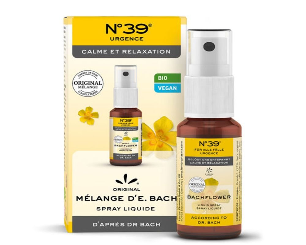 Rescue Bach flower No. 39 (spray) - 20ml - Lemon pharma