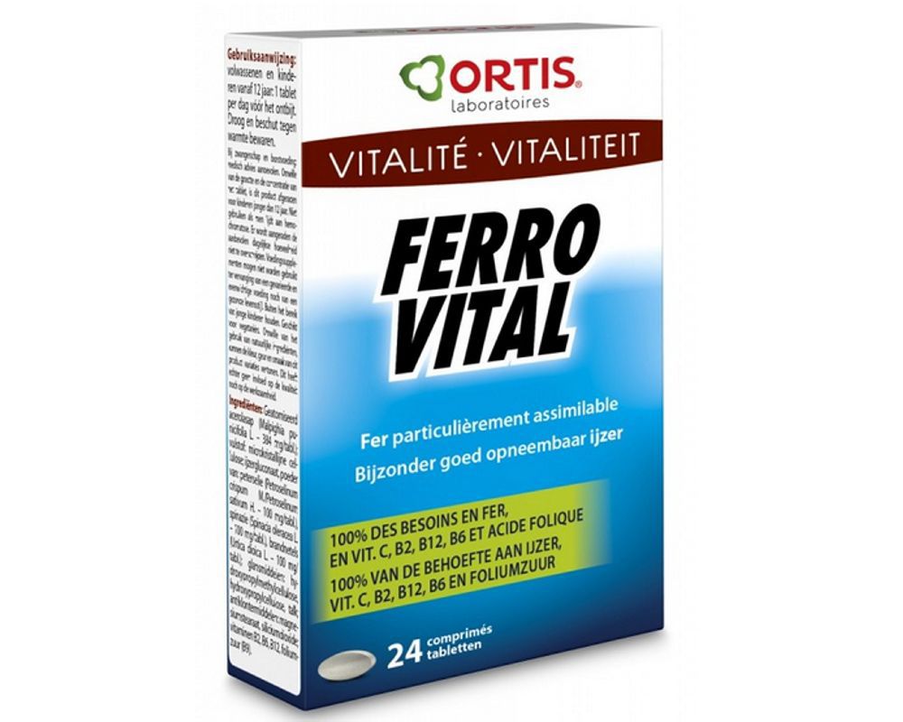 Ferro Vital - Ortis - 24 tablets