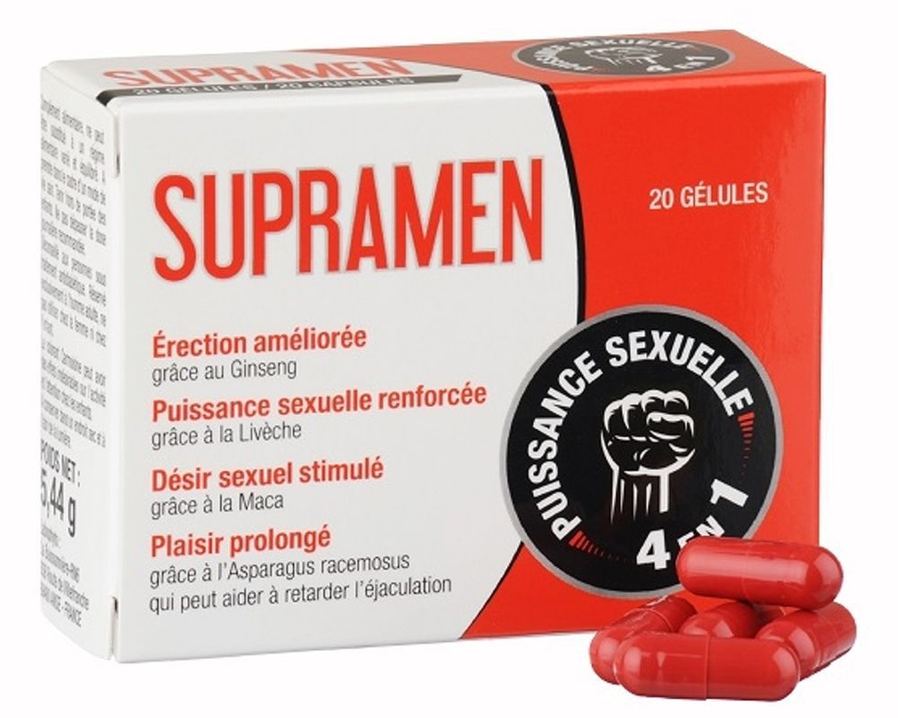 Supramen - Puissance sexuelle - Labophyto - 20 gélules
