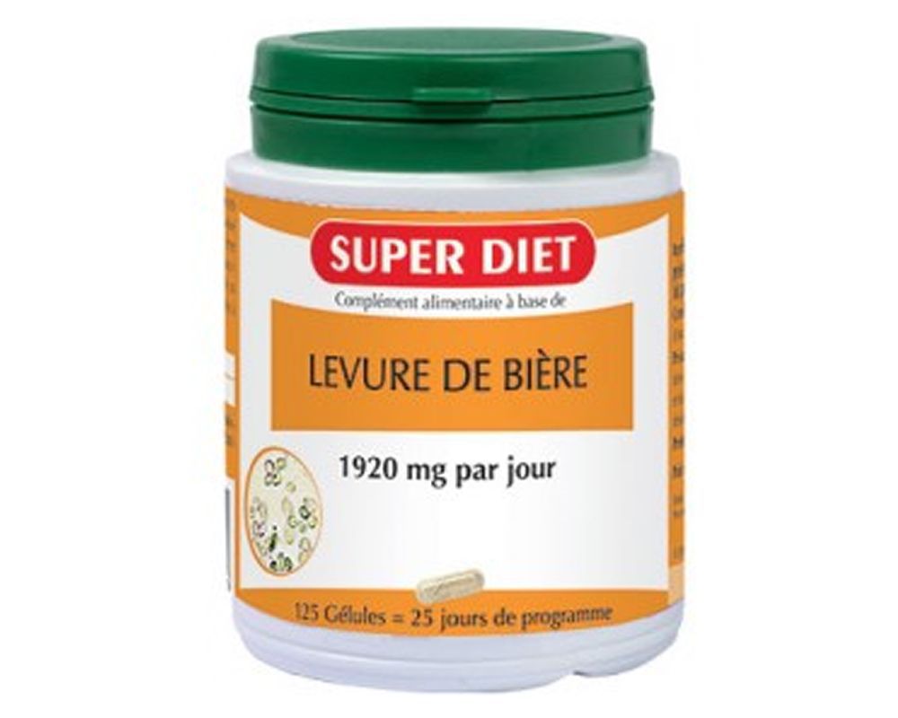 Levure de bière - Super Diet - 125 gélules