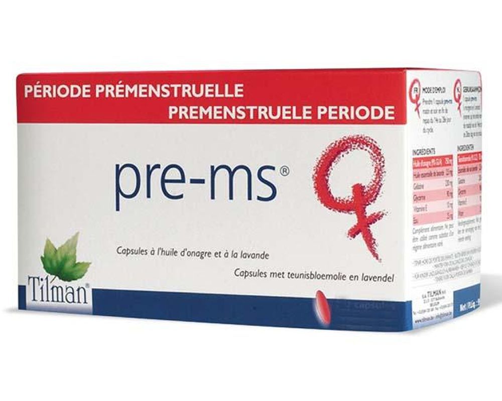 Pre-MS: complément alimentaire prémenstruel (84 capsules) - Laboratoire ...