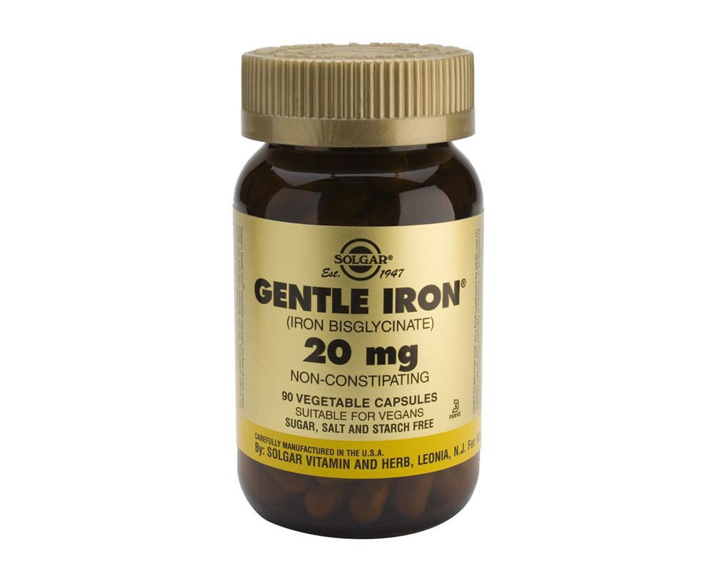 Gentle Iron (Fer doux) - Solgar - 90 gélules végétales