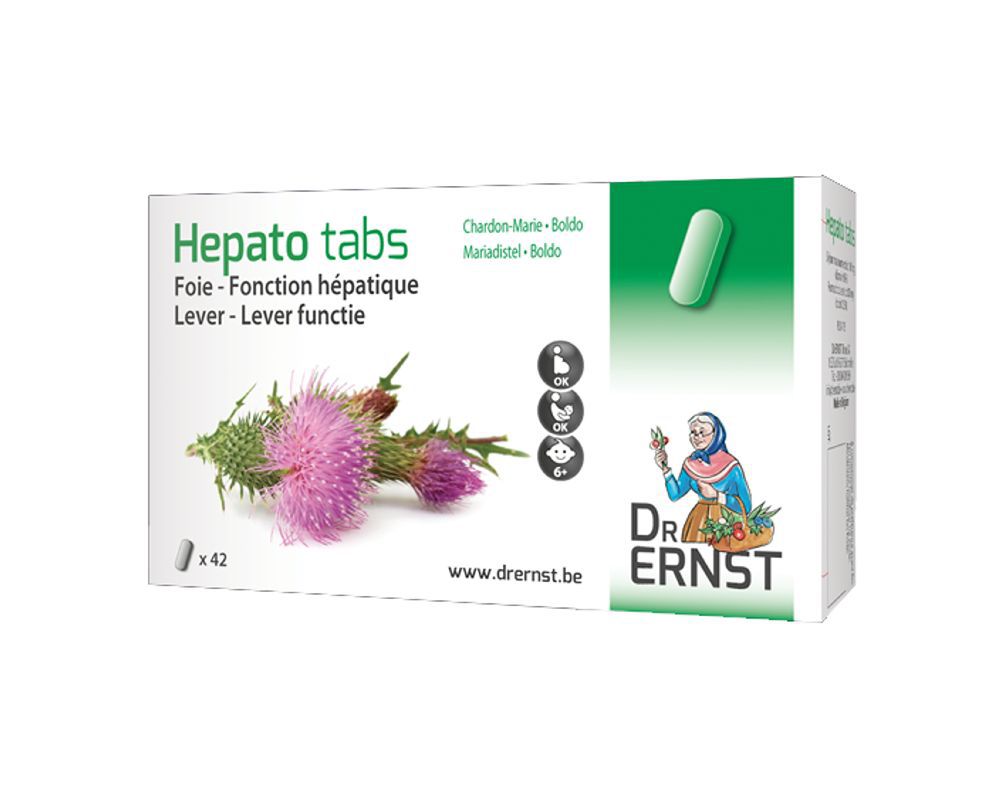 Hepato Tabs - Drainage hépatique - Dr. Ernst - 42 comprimés