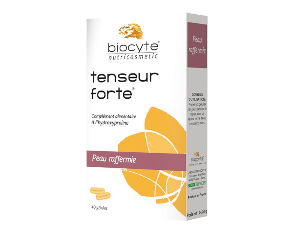Tenseur forte - Peau raffermie - Biocyte - 40 gélules