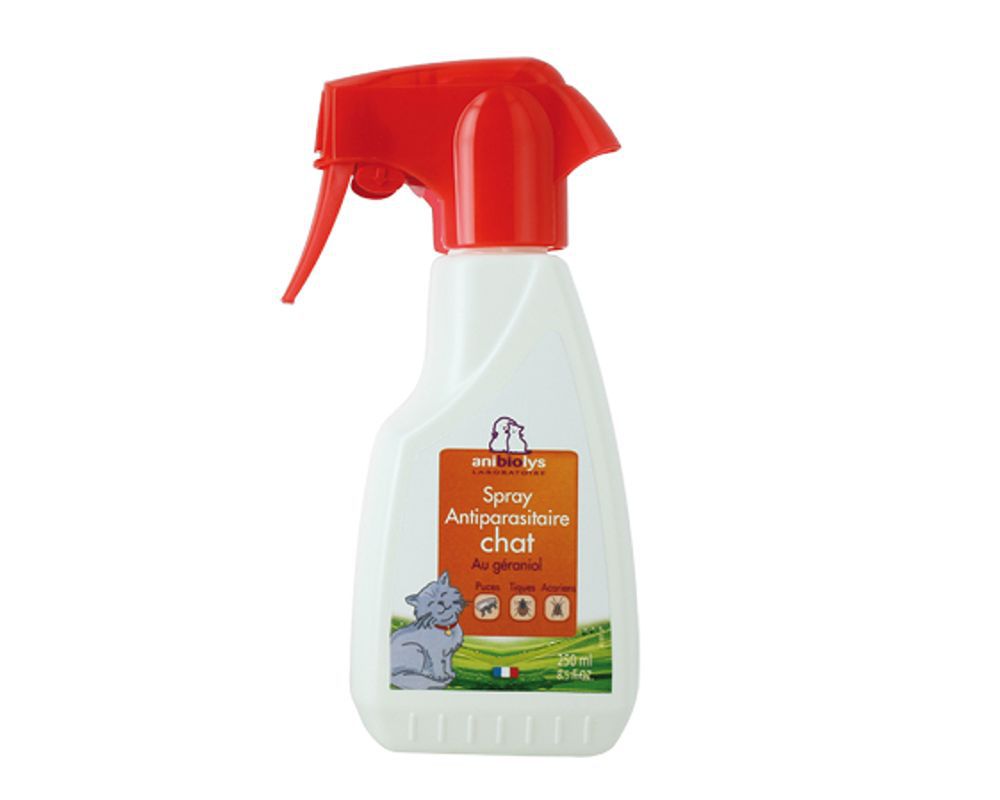 Spray antiparasitaire Chat - Anibiolys - 250 ml