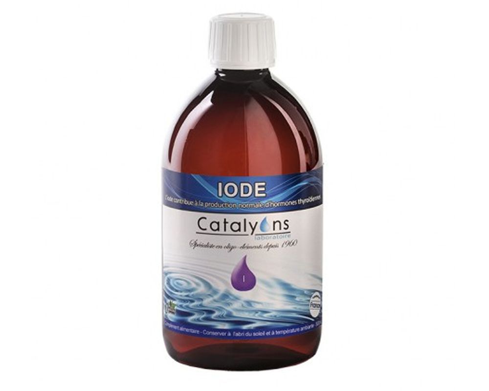 Iode - solution ionisée - Laboratoire Catalyons - 500 ml