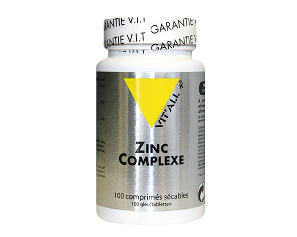 Zinc Complexe - Vit'All + - 100 comprimés