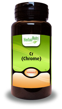 Compléments alimentaires : Cr (Chrome) - 60 gélules - HerbalNutri.