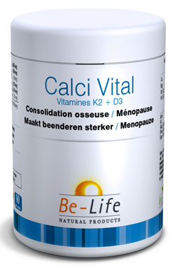 Minéraux : Calci Vital (calcium) - 90 gélules - belife.