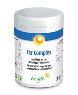 Minéraux : Fer Complex - 60 gélules - be-life.