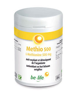 Acides aminés : Methio 500 - 60 gélules - be-life.