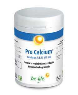 Minéraux : calcium AEP vitamine Mi - Pro Calcium - 60 gélules - be-life.