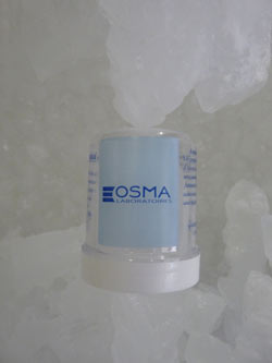 Shaving - acne and sweating: alum stone.