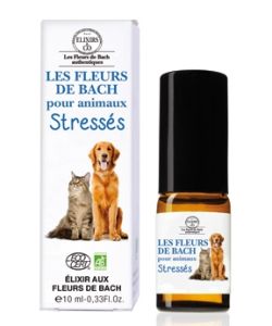 Elixir animaux stressés - fleurs de Bach bio - Elixirs & Co - 10 ml
