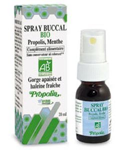 Gorge: Oral spray Propolis bio mint - 20 ml - Propolia.