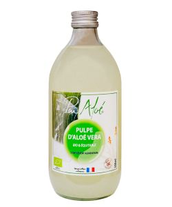 Organic Aloe Vera Pulp - Pure Aloe - 500ml