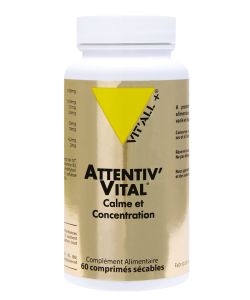 Attentiv'Vital - Calm and concentration - Vit'All + - 60 tablets