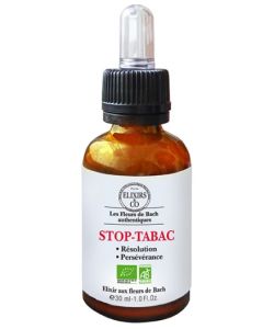 Elixir Stop-tabac - Organic Bach Flowers - Elixirs & Co - 30 ml