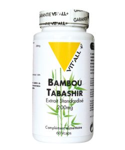 Bamboo tabashir 200 mg - standardized extract - 60 capsules Vit'All