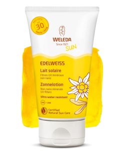 Lait solaire SPF 30 - Filtres UV minéraux - Weleda - 150 ml