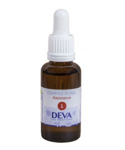 Composé floral n°01 : Assistance - Laboratoire Deva - 30 ml