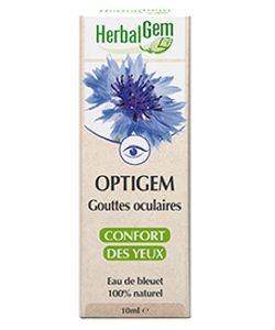 Optigem gouttes oculaires - Herbalgem - 10 ml