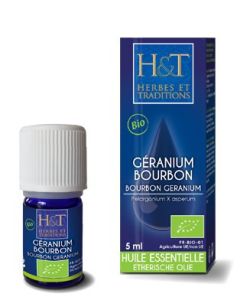 Essential Oil: Geranium bourbon organic (5ml) - Herbs & Traditions